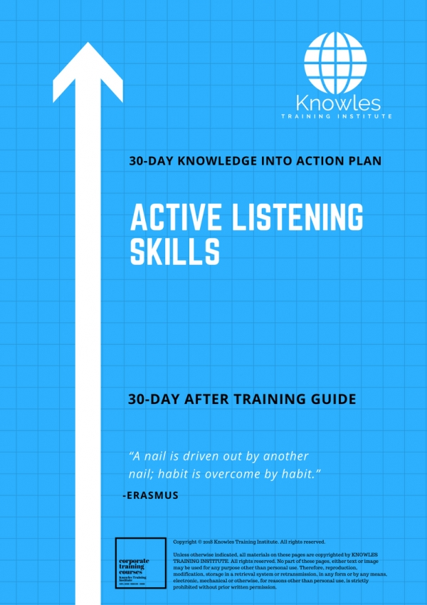 Active Listening Skills Course-Active Listening Skills Workshop Singapore